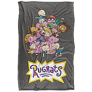 Rugrats Blanket, 36"x58" Rugrats Chair Silky Touch Super Soft Throw Blanket