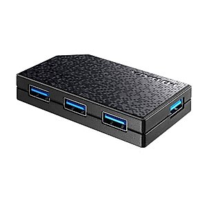 I-O Data US3-HB4 USB Hub (4 Ports) for PC, USB 3.0/2.0 Compatible, Japanese Manufacturer