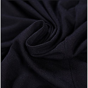 Liang Rou Women's Crewneck Long Johns Ultra Thin Modal Thermal Underwear Top & Bottom Set Black Large