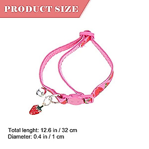 Sosoport 12pcs Fruit Style Webbing Pet Collars Dog Collars Personalized Collars Pet Supplies