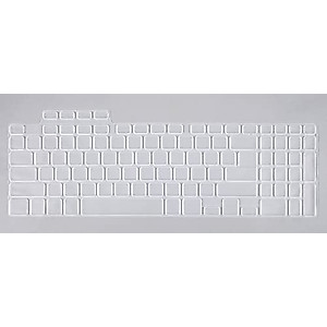 Keyboard Cover for 2023 2022 ASUS TUF Gaming F15 FX507ZM FX507ZC FX507VU / A15 FA507NU / A16 FA617NS / TUF Dash 15 FX517ZM, TUF Gaming F17 FX707 / A17 FA707 FA707RM 17.3" Gaming Laptop -Clear