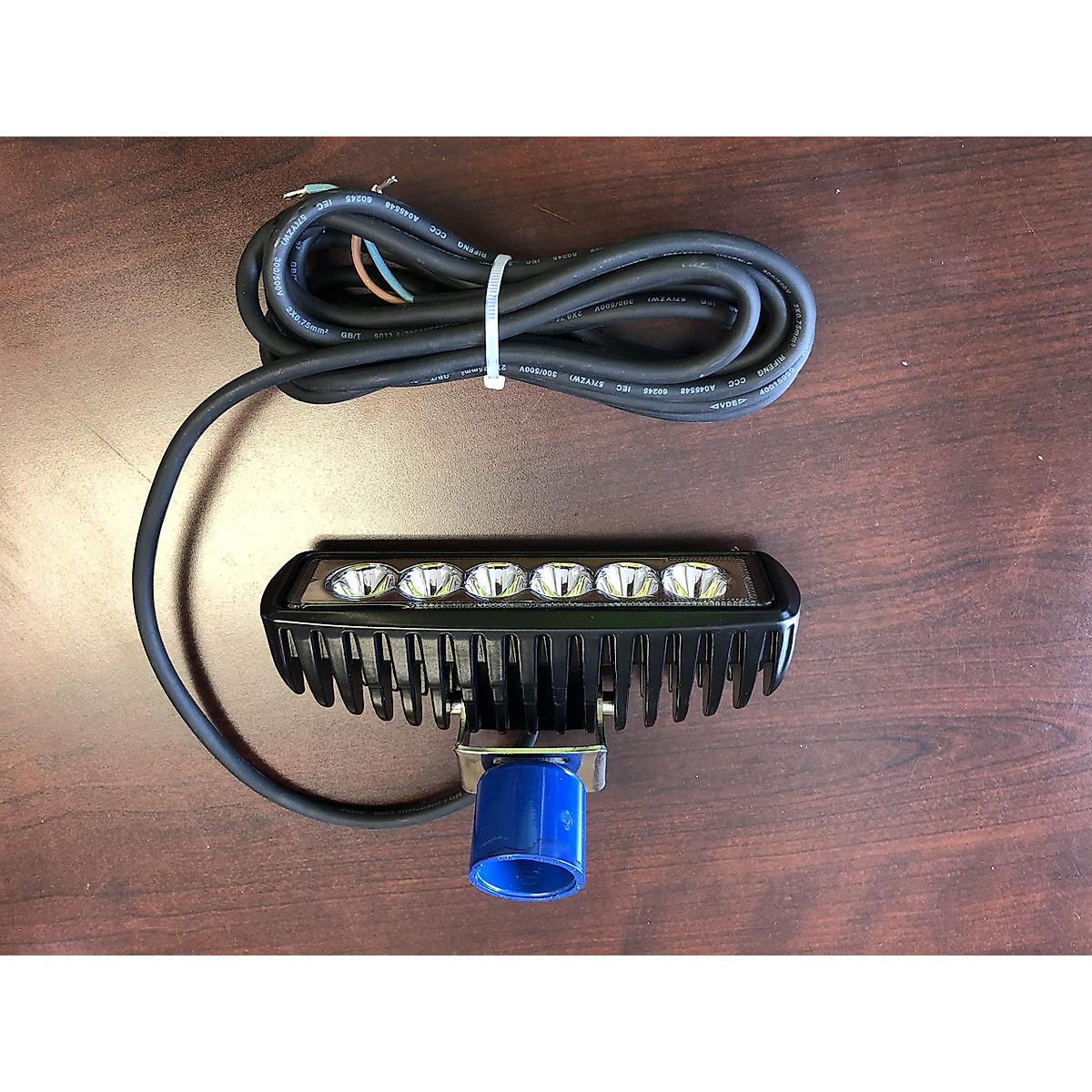 Boat Lights US Spreader Light with 3/4" PVC Attachment, Black