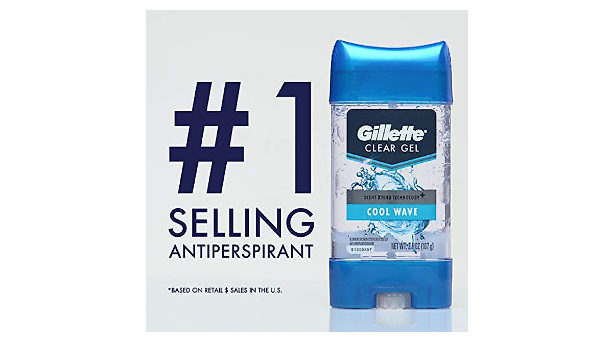 Gillette Cool Wave Clear Gel Antiperspirant - 48H Protection