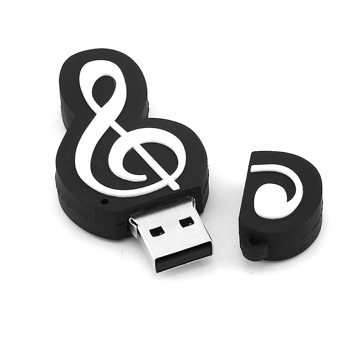 Usbkingdom 64GB USB 2.0 Flash Drive Cartoon Musical Note Shape Pen Thumb Drives Memory Stick Flashdrive Data Storage for Music Fans