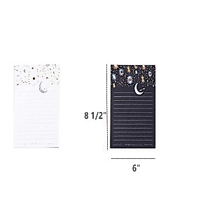 Stationery Paper Letterhead Sheets,36 Pcs Starry Sky Theme Series Stationery Design Writing Stationery Paper,For Writing Letters Wedding Invitations Crafts Computer Office Note(White