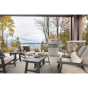 Napoleon PRO500RSIBPSS-3 Prestige PRO 500 BBQ Propane Gas Grill, sq.in. + Infrared Side and Rear Burners, Stainless Steel