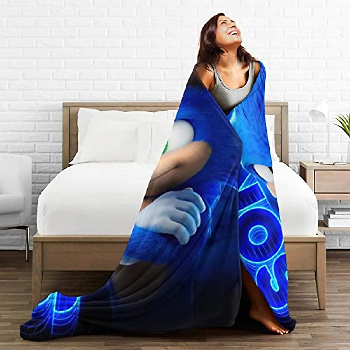 Cartoon Blanket Ultra Soft Micro Fleece Blanket for Bed Couch Living Room,Flannel Throw Blanket for Kids Adults.50 X40