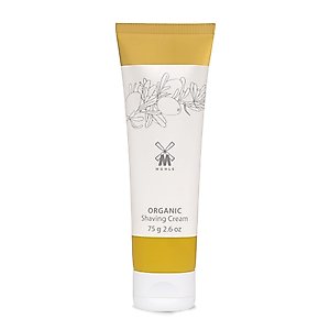 MÜHLE Organic Shaving Cream | Natural Shaving Cream with Argan Oil & other Essential Oils | TSA Travel Size Friendly | BDIH Certified | 100% Vegan | 75mL (2.5 oz) Squeeze Bottle