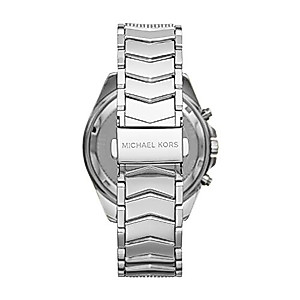 Michael Kors Women's Whitney Quartz Watch with Stainless Steel Strap, Silver, 20 (Model: MK6728)