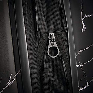 American Tourister Moonlight Hardside Expandable Luggage with Spinner Wheels, Black Marble, 3-Piece Set (21/24/28)