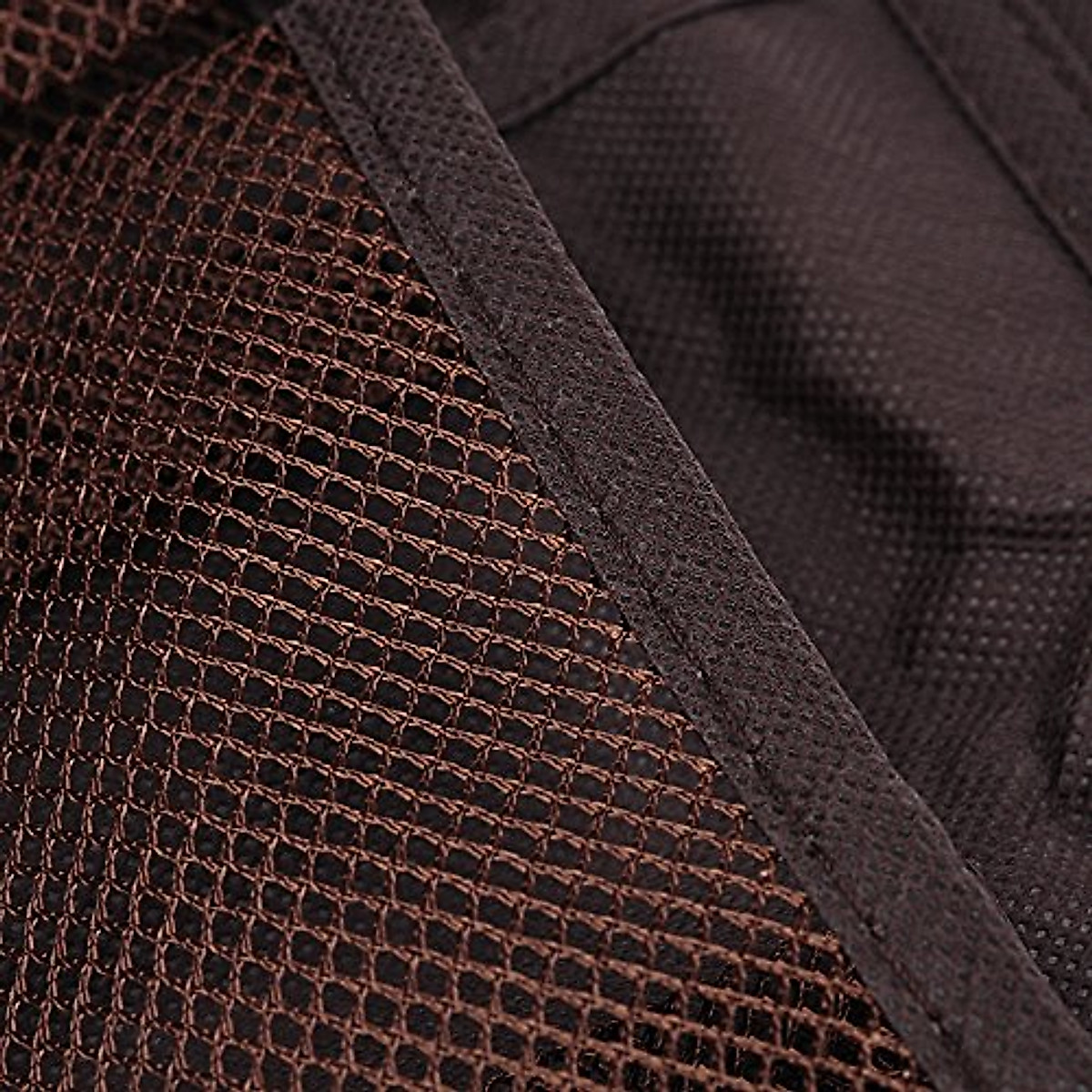 SUPWALL Over The Door Shoe Organizer Rack,24 Pocket for Shoe Toiletries Closet Laundry Storage, with 4 Steel Hooks That Fit More Doors (Coffee)