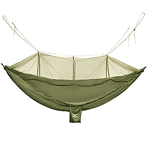 Redneck Convent RC Sleeping Bag Travel Hammock with Mosquito Net - Lightweight Sleeping Bags for Adults Warm Weather Camp Tree Hammock