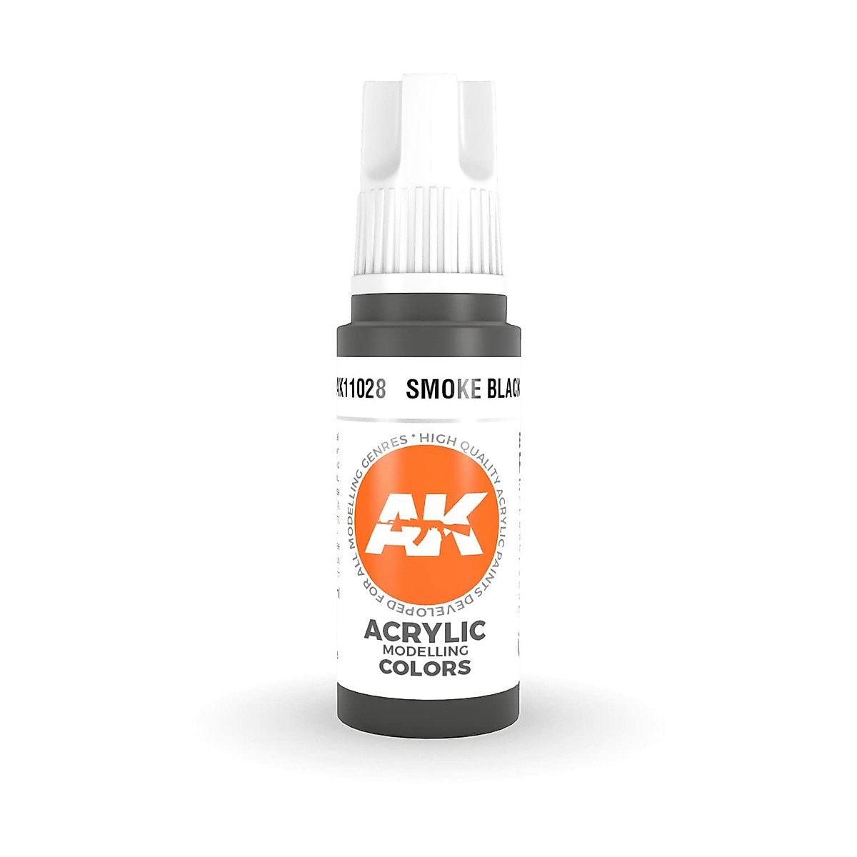 AK Interactive 3rd Gen Acrylic Smoke Black 17ml