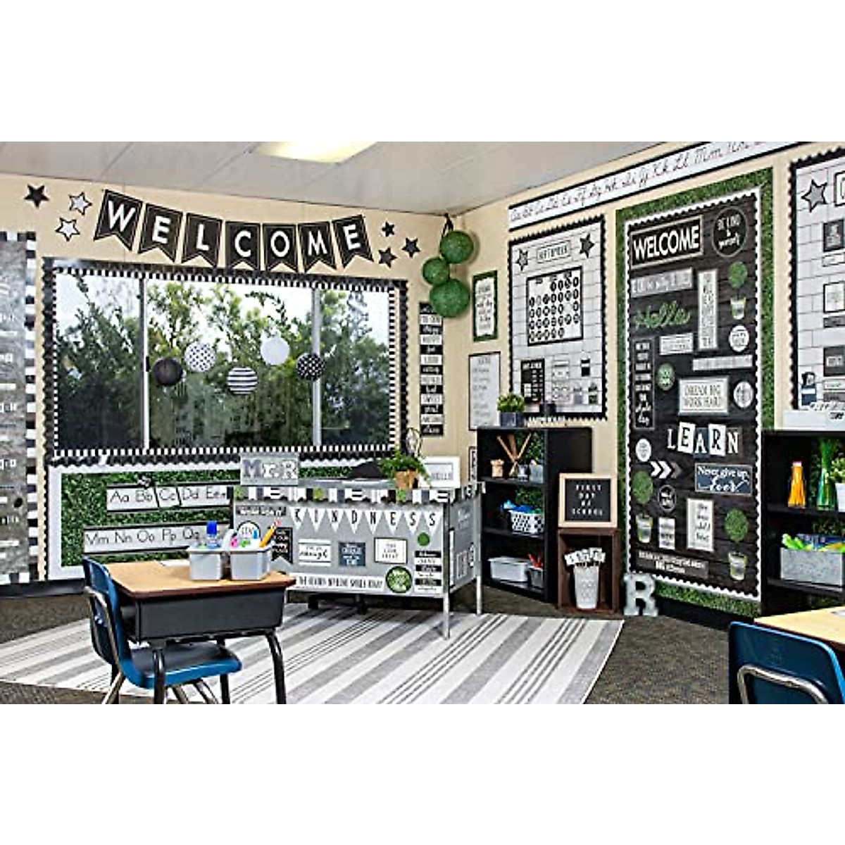 Chic Modern Farmhouse Welcome Classroom Banner