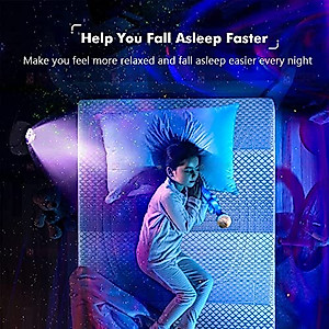 RHM Galaxy Projector 2.0 Galaxy Star Projector Night Light with Remote Control & Bluetooth Music Speaker for Kids Teen Adults Gift, for Bedroom, Ceiling, Party, Room Decor - Black