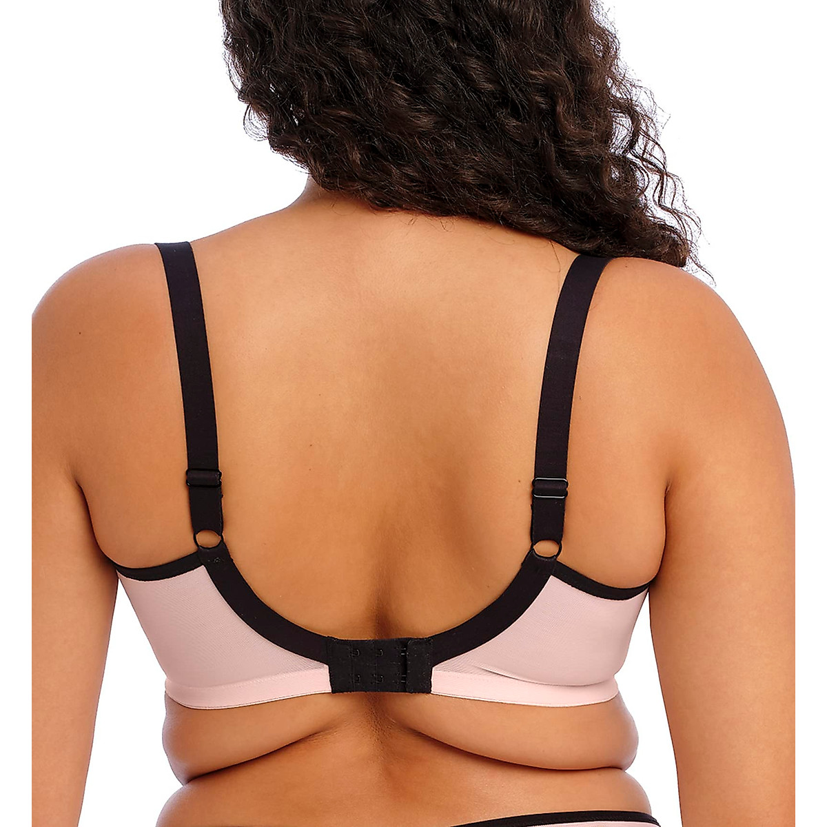 Elomi Carrie Underwire Plunge Bra Ballet Pink 40K (US 40O)