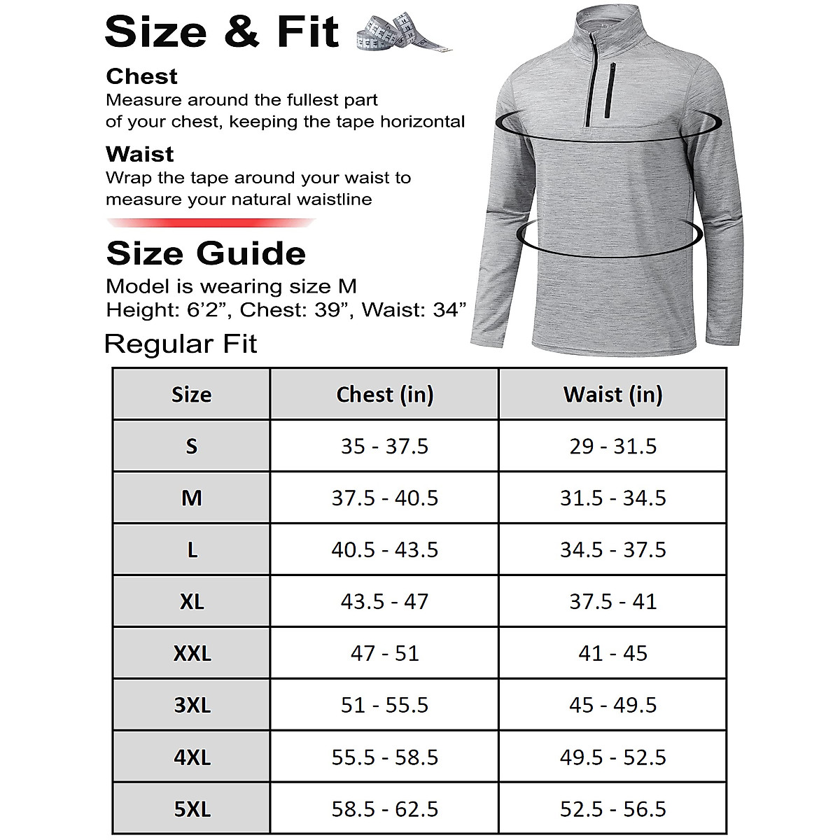 3 Pack: Men's Quarter 1/4 Zip Pullover Long Sleeve Workout Jackets, Athletic Dry Fit Running Shirts (Set 2, Large)