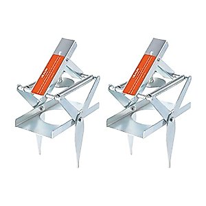 Ubalun Mole Traps That Kill, Easy Setup and Quick Kill Scissor Traps, Vole Gopher Trap for Lawns, Heavy Duty and Non-Toxic (2 Traps)