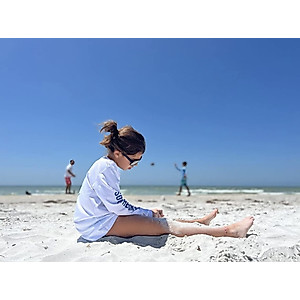 Southern Fin Apparel Kids Fishing Hoodie Shirt Long Sleeve UV UPF SPF Sun Protection Youth Boys Girls (White, Large)