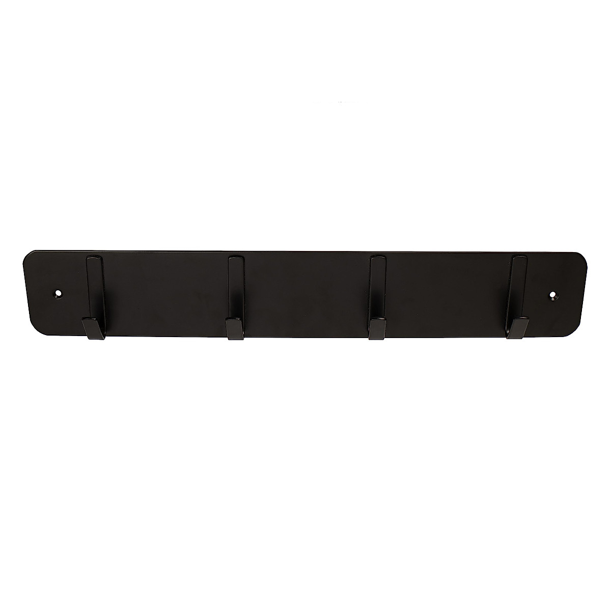FantasHome Traditional Wall Mounted Hook Rack with 4 Hooks – Black