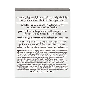 Cleen Beauty Cooling Eggplant Eye Balm | Under Eye Stick | Dark Circles Under Eye Treatment for Women | Puffy Eyes Treatment - Paraben Free | 0.5 Oz