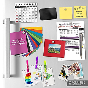 30 Pieces 6x10mm DIY Personalized Refrigeratorsmagnets Multi-Use for Fridge Door Whiteboard Map Bulletin Boards