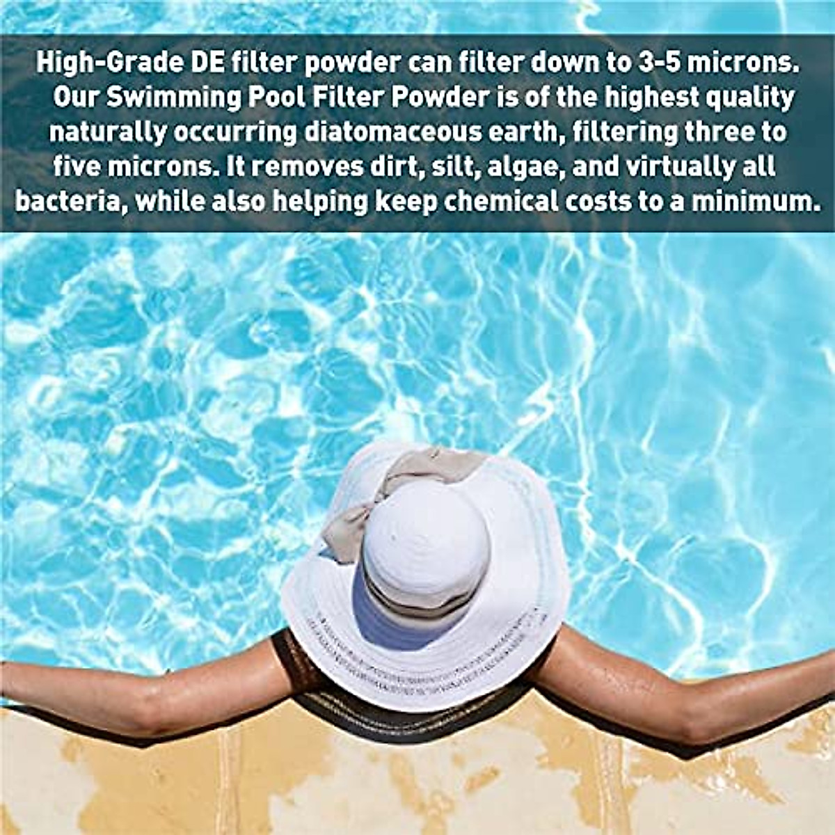 EasyGo Product Celatom Diatomaceous Earth DE Pool Filter Aid – Swimming Pool & Spa Filtration – - 25 Pounds