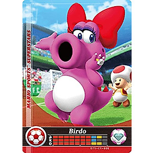 Nintendo Mario Sports Superstars Amiibo Card Soccer Birdo for Nintendo Switch, Wii U, and 3DS