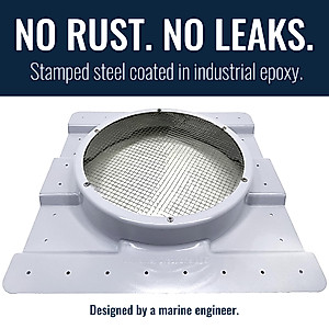 AdaptAIR Shipping Container Vent, Add 12-inch Whirlybird/Solar Vent, Reduce Heat & Condensation