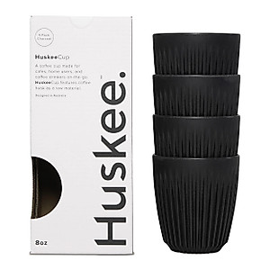 Huskee - HuskeeCup (4-Pack) (Charcoal, 8oz)