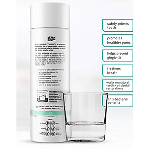 Supersmile Extra Whitening Pre-Rinse - Clinically Formulated Pre-Brush Dental Mouthwash, 16 Fl. Oz (1-Bottle)
