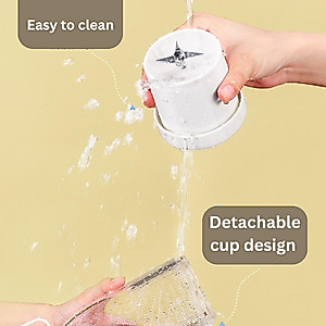 Portable Blender 2 Pack - 350 ML (12oz) Personal Size Blender for Gift - USB Rechargeable Wireless Travel Blender - Fresh Juice Blender with Stainless Steel 4 Blades Design for Shakes and Smoothies