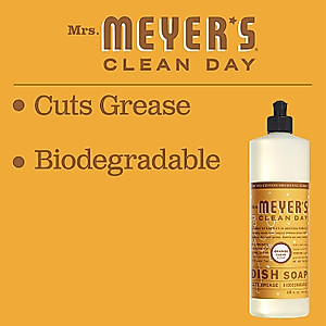 Mrs. Meyer’s 17430 Clean Day Orange Clove Liquid Dish Soap