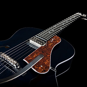 Godin 6 String Electric Guitars, Right Hand, Indigo Blue, Hollow-Body (050956)