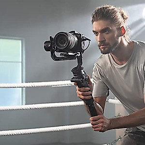 DJI RSC 2 - 3-Axis Gimbal Stabilizer for DSLR and Mirrorless Camera, Nikon, Sony, Panasonic, Canon, Fujifilm, 6.6 lb Payload, Foldable Design, Vertical Shooting, OLED Screen, Black