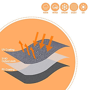 uxcell Travel Laundry Bag, 20 x 15.7 Inch Oxford Wet Dry Bags with Handle Zipper, Waterproof Reusable Washable Dirty Clothes Bag for Swimming Gym Yoga, Black