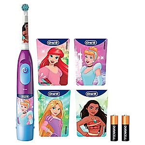 Oral-B Kid's Battery Toothbrush Featuring Disney Princess, for Kids 3+