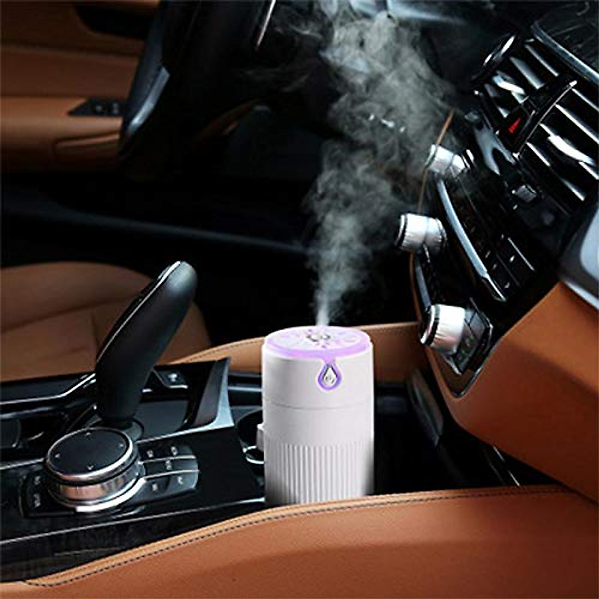 LEIGONG Desktop Portable Mini Air Purifier, Remove 99.97% Smoke Dust,Secondhand Smoke, Multipurpose Air Cleaner for Home, Bedroom, Office Car(Pink)