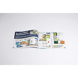 SmartLab Toys Archi-TECH Electronic Smart House - Educational Home Design Room Decoration Stem Building Toys & Engineering Kit - Build Your Own Smart House with Activity Book Building Set & 2x E-Books