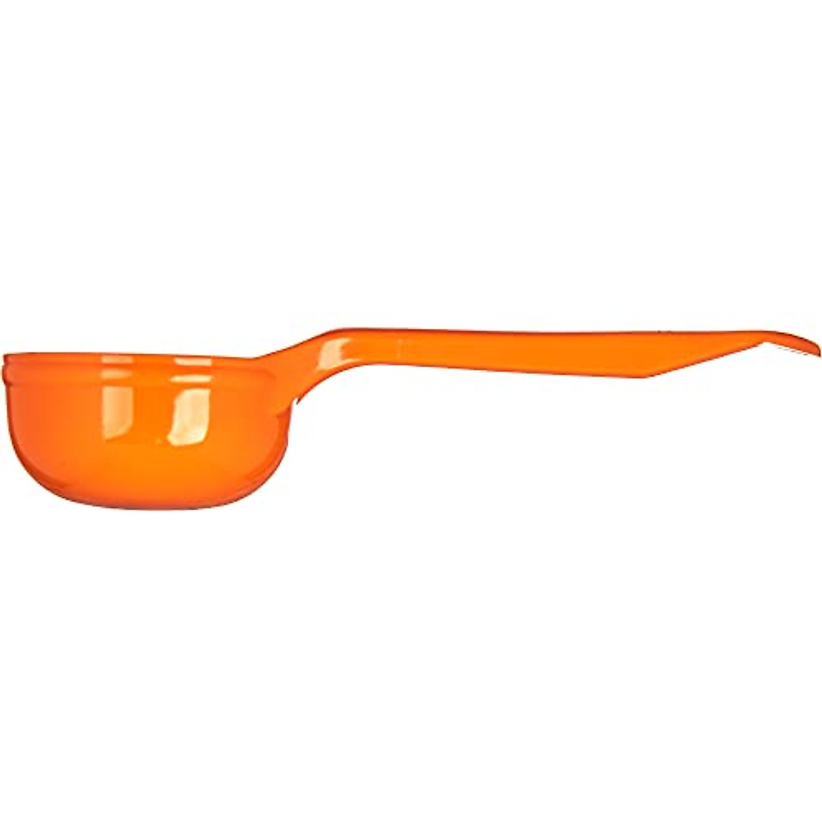 CFS 492524 Solid Short Handle Portion Control Spoon, 2.5 oz, Orange