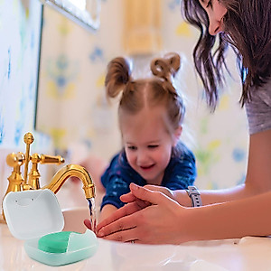 4 Packs Travel Toothbrush Case and 2 Packs Travel Soap Holder