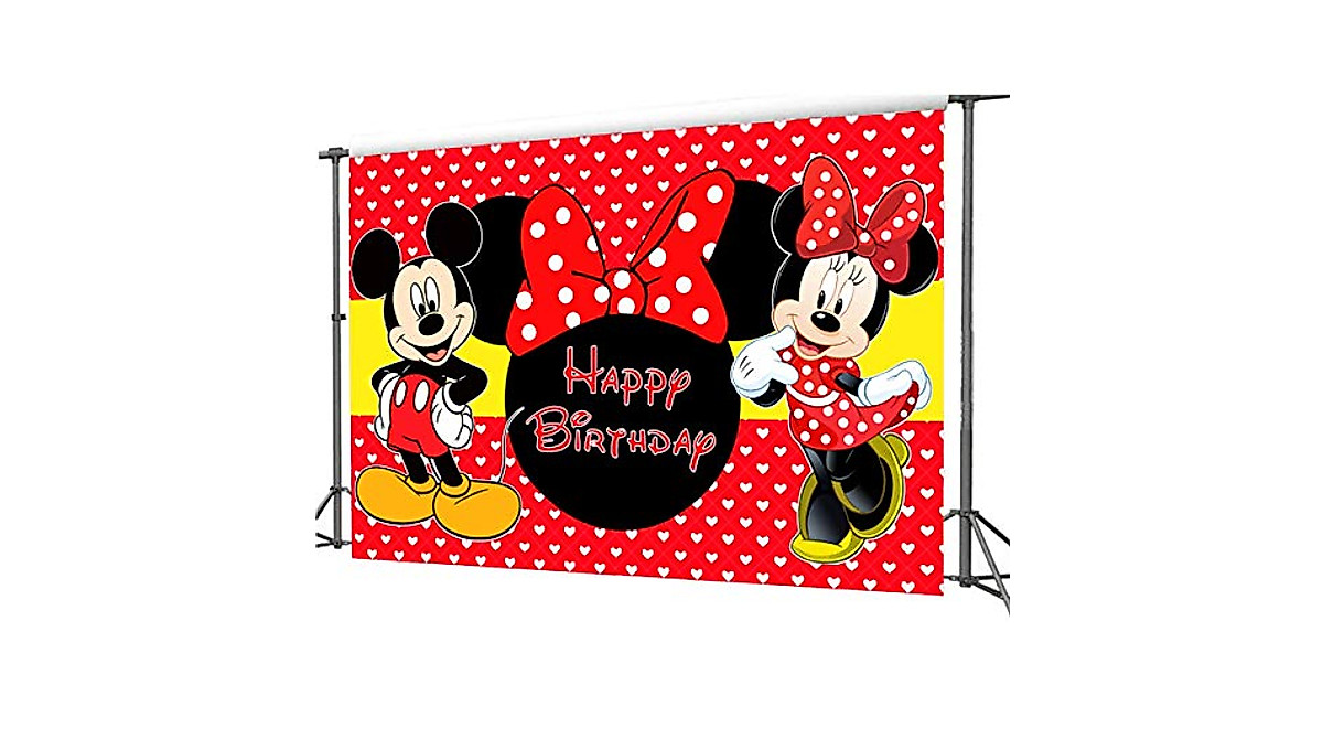 Minnie Mouse Photo Background - Perfect for Kids' Birthday Parties