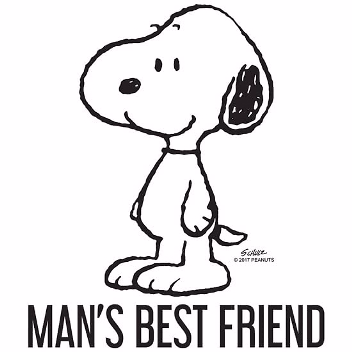 CafePress Snoopy: Man's Best Friend Ceramic Coffee Mug, Tea Cup 11 oz
