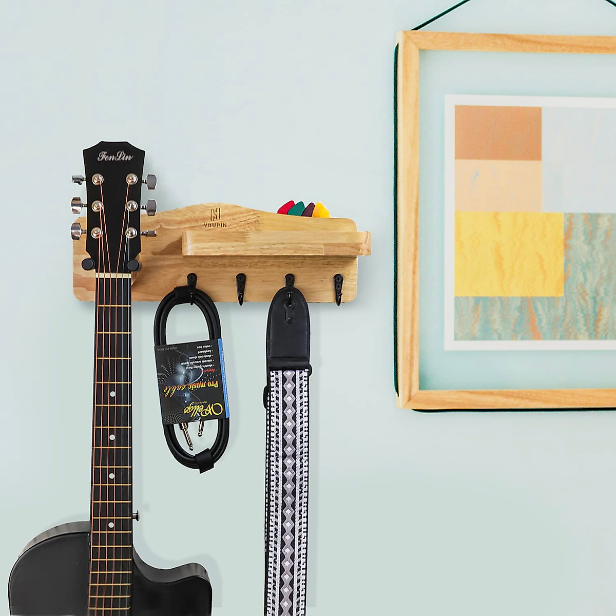 vrupin Natural UNT with Rota for Acoustic, Electric or Bass Guitar, Ukulele