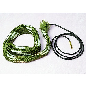Aimee_JL New Bore Cleaner 20 GA Gauge Gun Barrel Cleaning Rope Rifle/Pistol/Shotgun Brass Brush Cleaning Cord