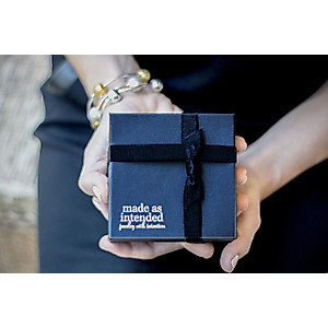 Made As Intended Blessing Bracelet Trio in White and Gold Crystal Pearls, Sterling Silver and Gold-Filled