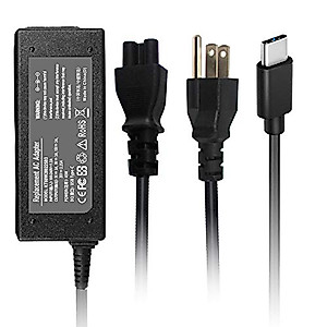 Shareway 45W Type C USB C Replacement AC Adapter Charger Compatible with HP/Dell/Samsung/Acer/Sony/Toshiba Laptops Smart Phones Type-C Notebook Type-C Tablets Google Pixel