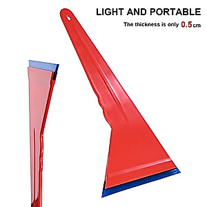 NEWISHTOOL Window Tint Tools 2 PCS Slammer Handle Squeegee with 6.3" Insert Rubber Blade for All Side Door Windows and Back Windshield, Ultra Slim Foot for PPF Film Installation & Water Removal