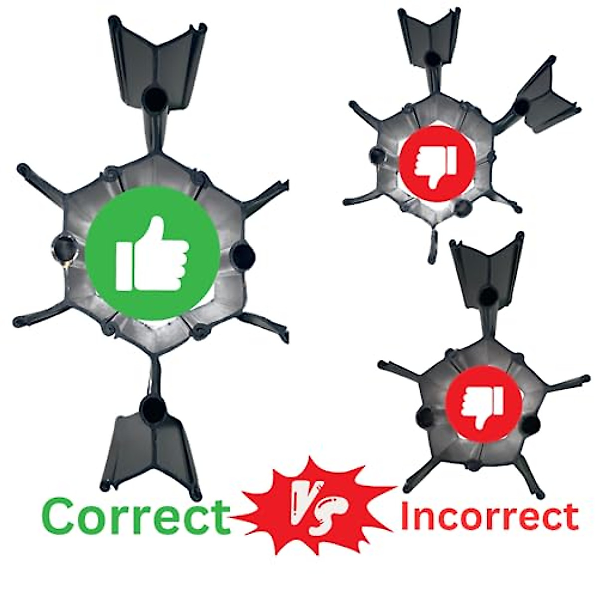 Hex Hive 2.0 Storage Organizer 12 Piece Set for Craft Paint, Salon Haircolor, Tattoo Ink and more Made in USA