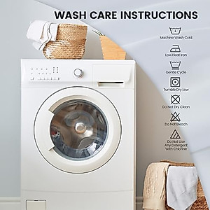 Rosecret Queen Size Duvet Cover Set,White Duvet Cover Queen Bedding Set Soft and Cooling,100% Viscose Derived from Bamboo,1 Duvet Cover 2 Pillowcases with Corner Ties,Button Closure,White(Full/Queen)